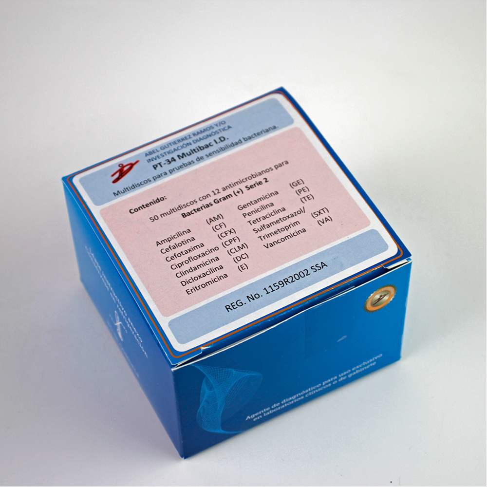 MULTIBAC. PARA BACTERIAS GRAM (+) I.D. | Insulab